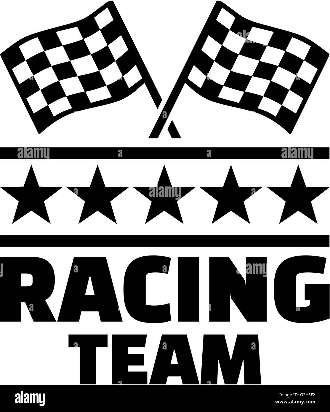 Vector racing flags hi-res stock photography and images - Alamy