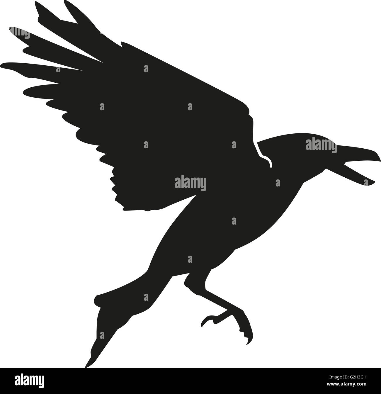 Crow logo hi-res stock photography and images - Alamy