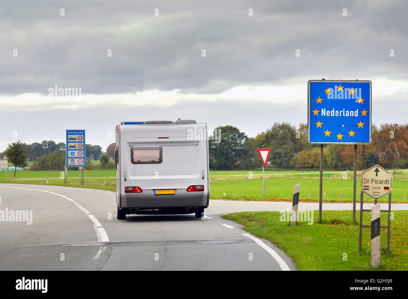 Germany power line border hi-res stock photography and images - Alamy