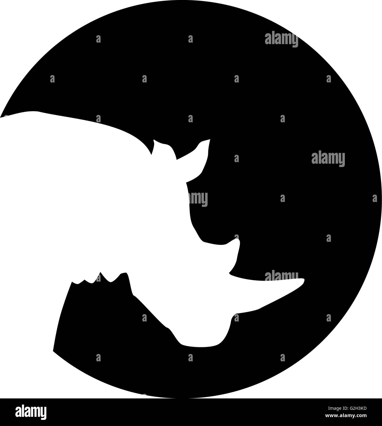 Rhino moon hi-res stock photography and images - Alamy