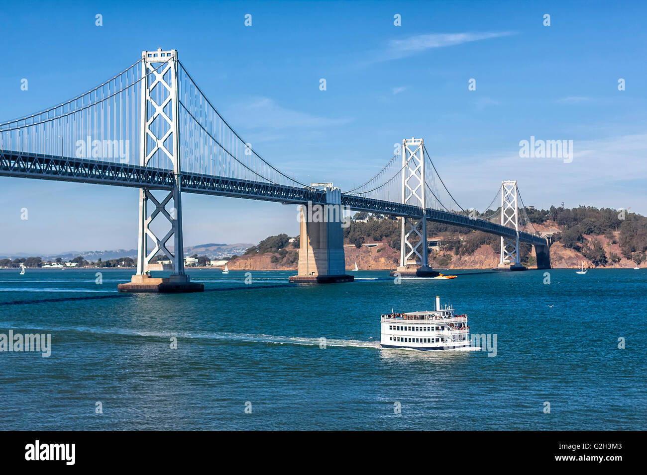 Blue bridge ferry hi-res stock photography and images - Alamy