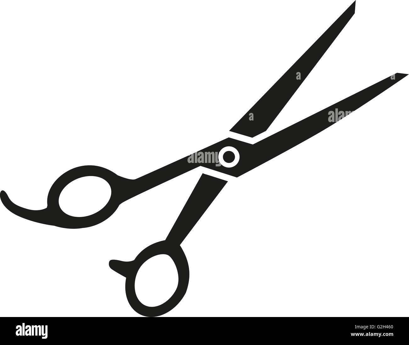 Scissor logo hi-res stock photography and images - Alamy