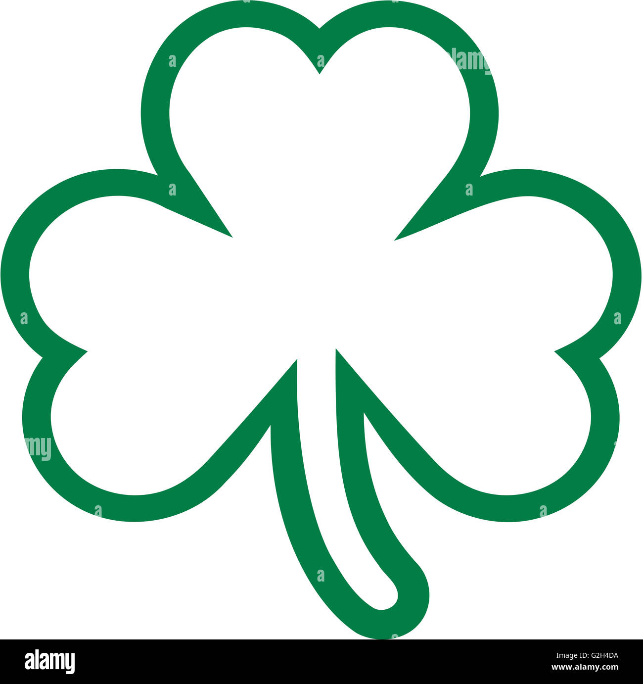 Three leaves shamrock hi-res stock photography and images - Alamy