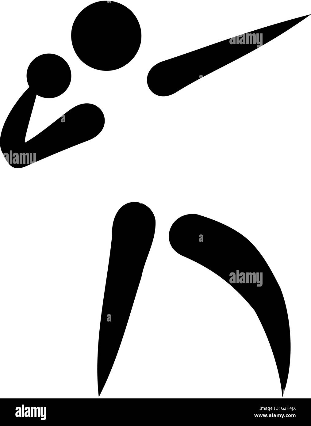 Shot Put Logo Personalized Men's Track Shot Put Decal