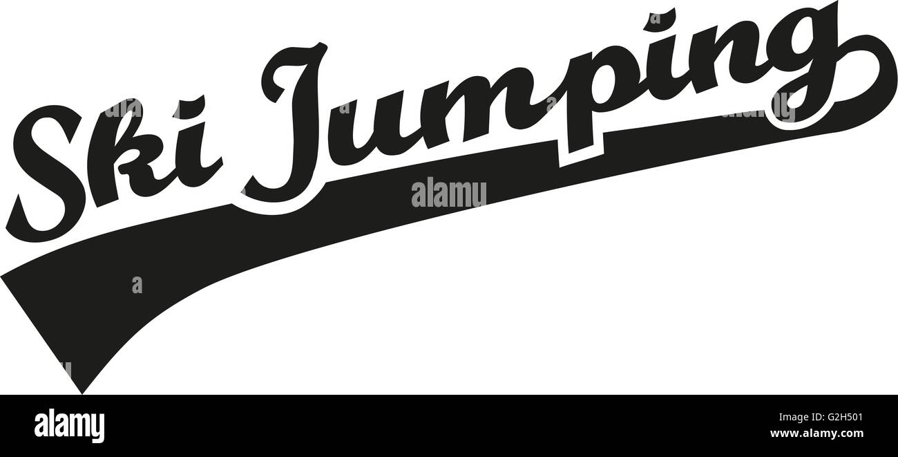 Ski jumping pictogram hi-res stock photography and images - Alamy