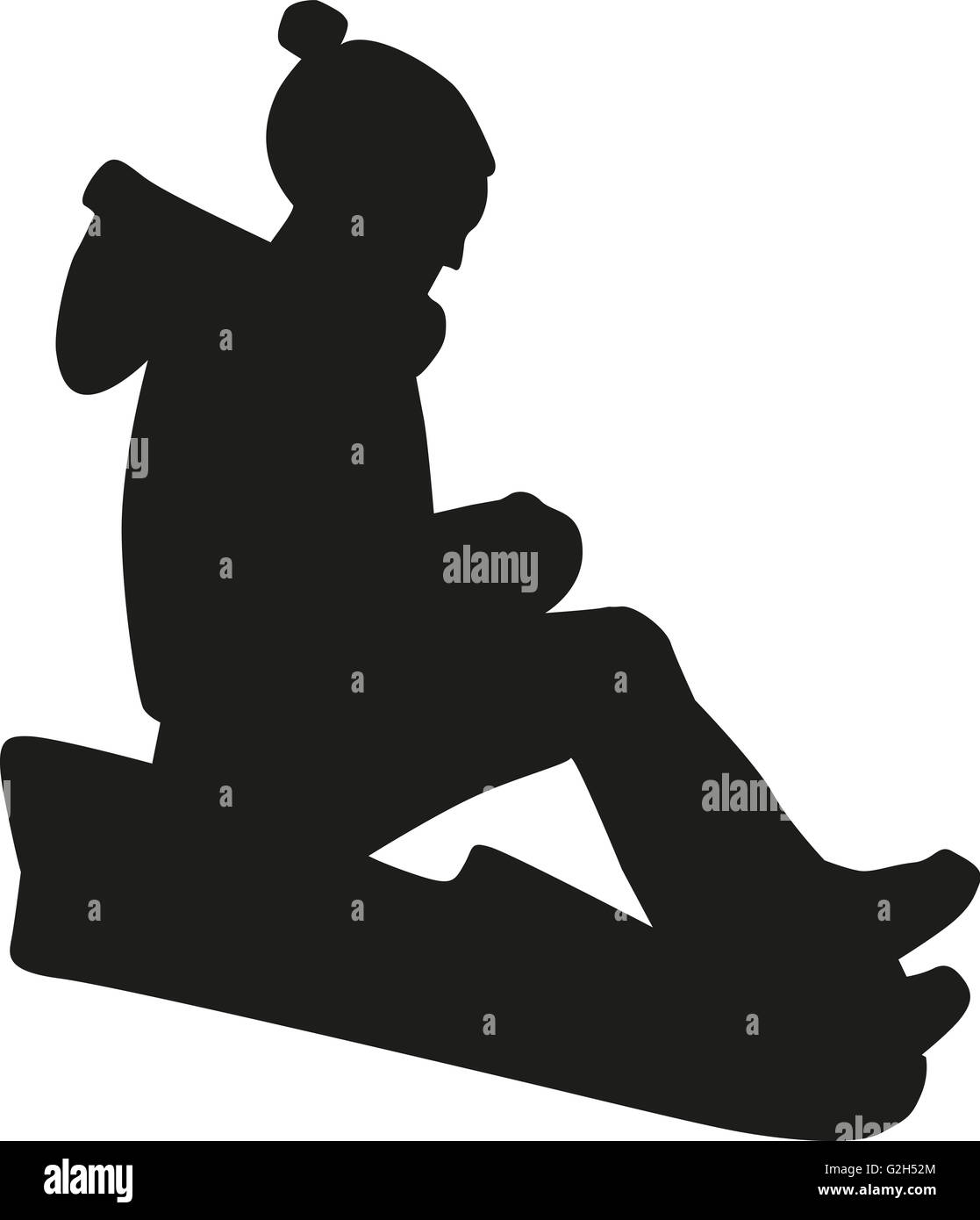 Sled Cut Out Stock Images & Pictures - Alamy