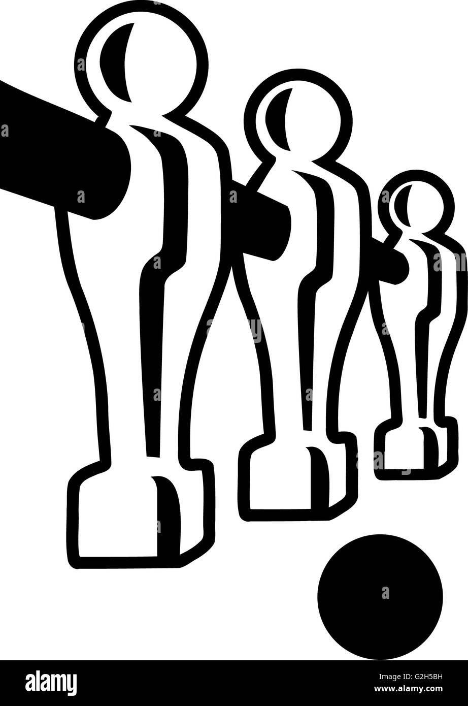 Table Football Player Start Stock Photo - Alamy