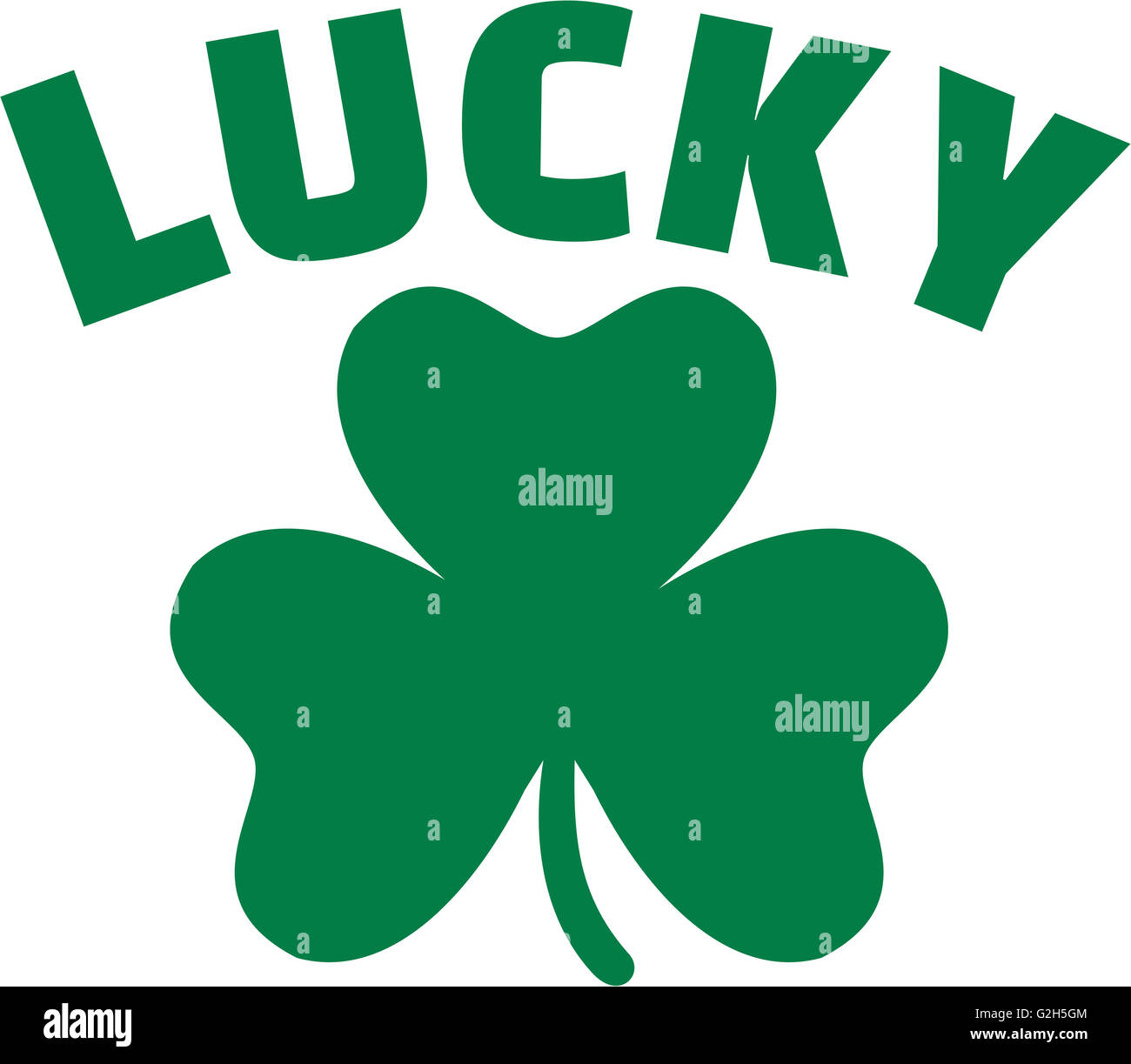 Lucky shamrock icon hi-res stock photography and images - Alamy