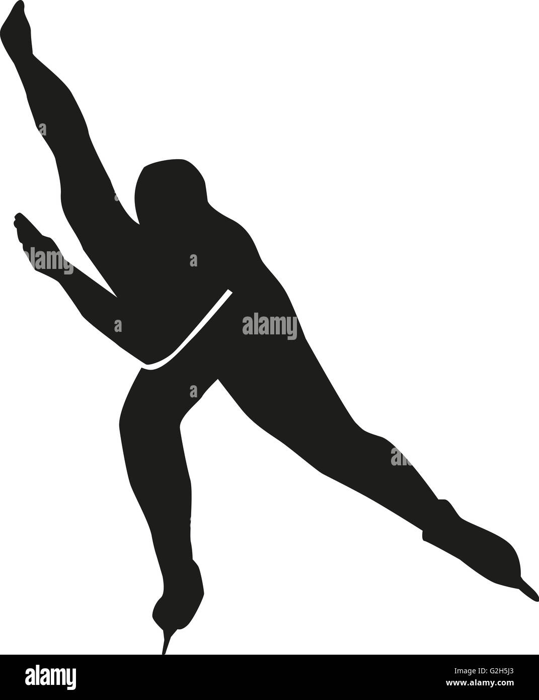 Speed skating pictogram hi-res stock photography and images - Alamy