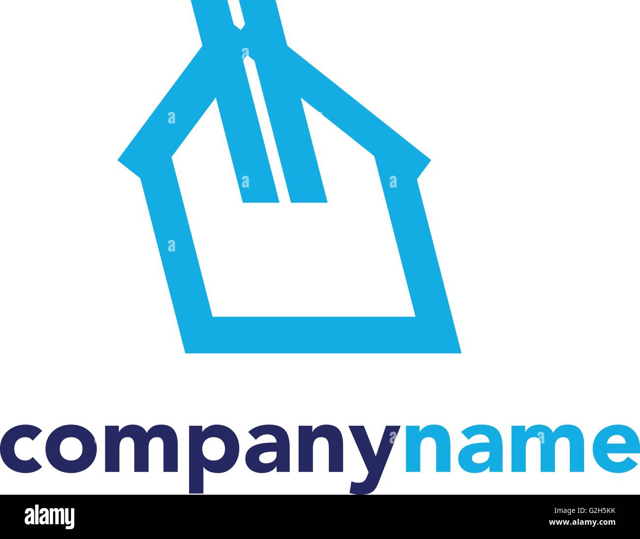 Architect Construction Vector Logo Stock Vector Image And Art Alamy