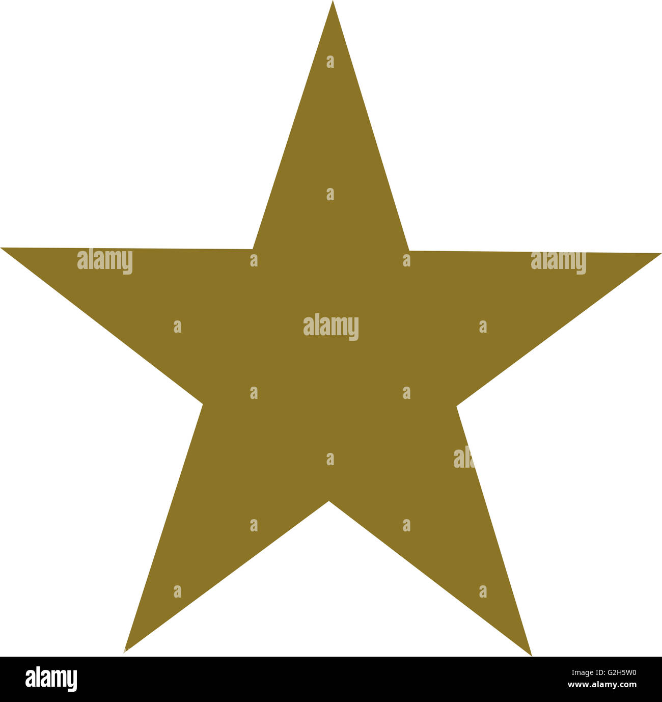Five-pointed star gold Stock Photo - Alamy