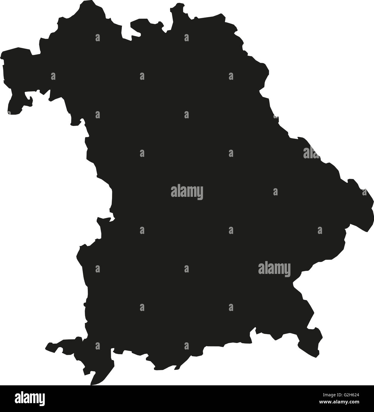 Map of bavaria hi-res stock photography and images - Alamy