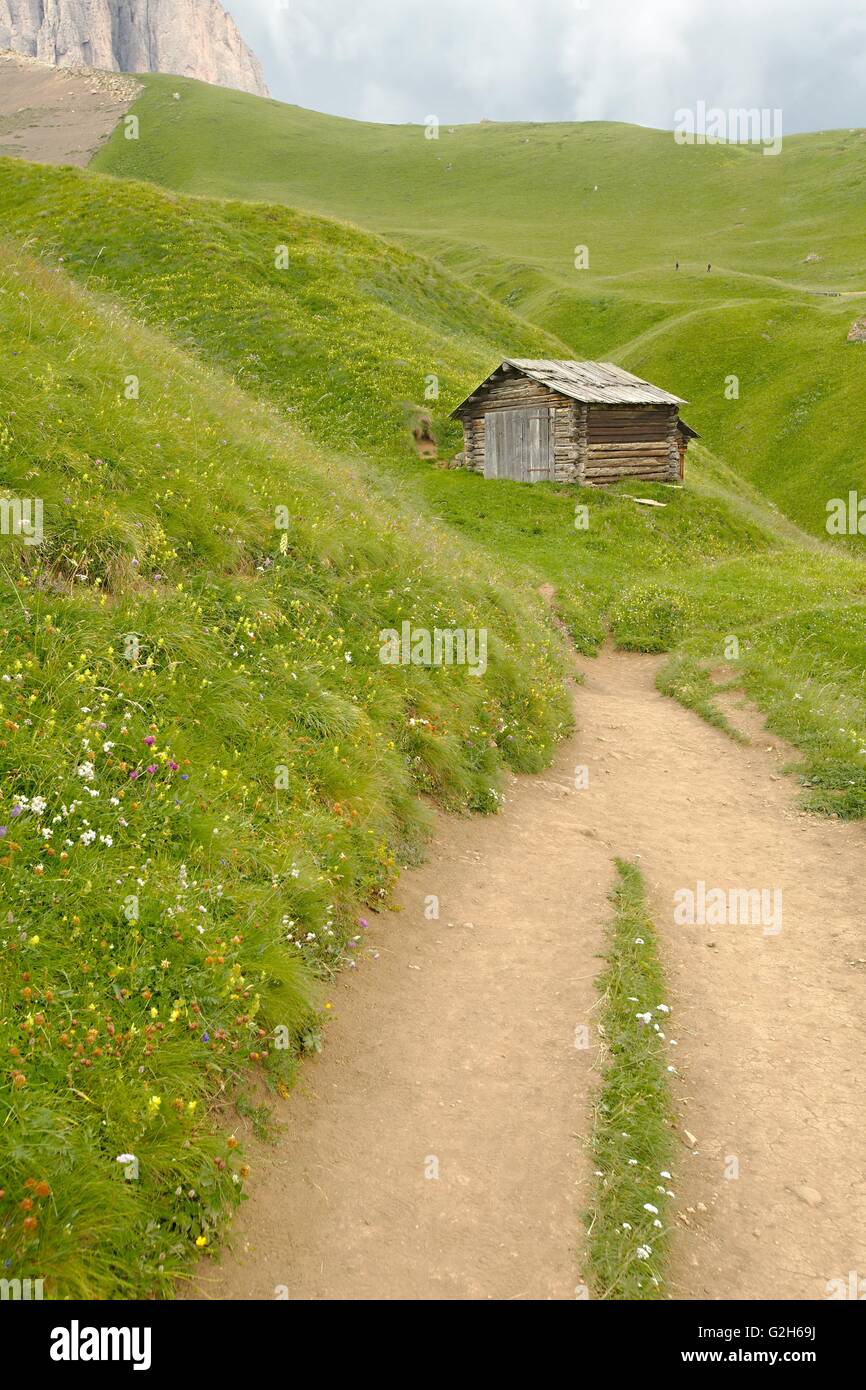 Barn in the ALps Stock Photo - Alamy