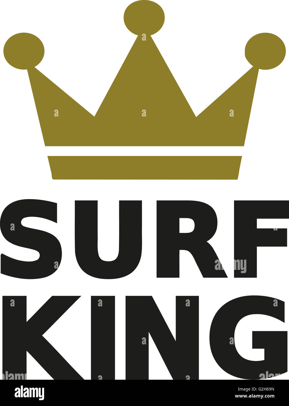 Hawaii king surfing hi-res stock photography and images - Alamy