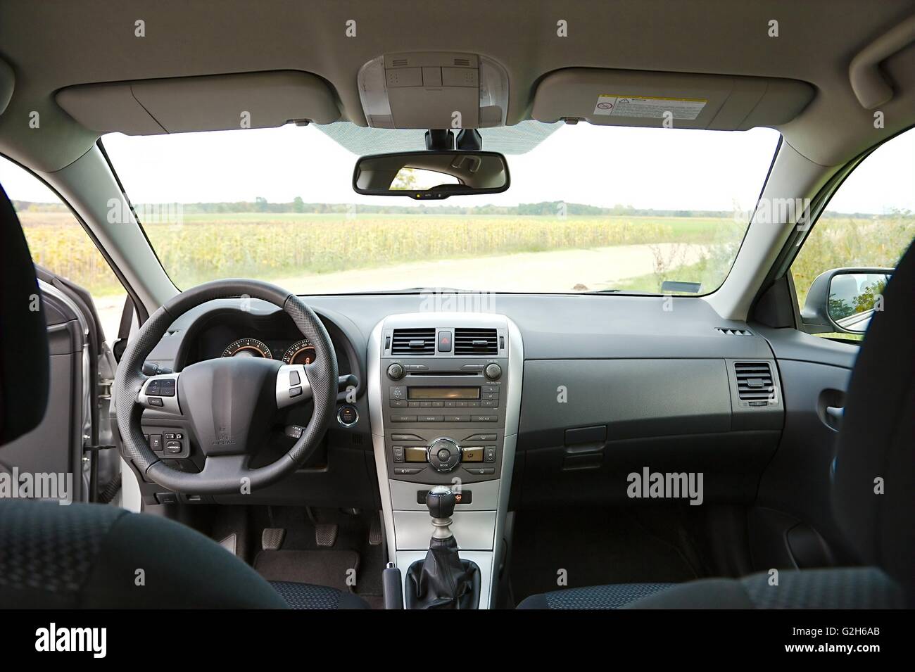 Car Interior View Stock Photo - Alamy
