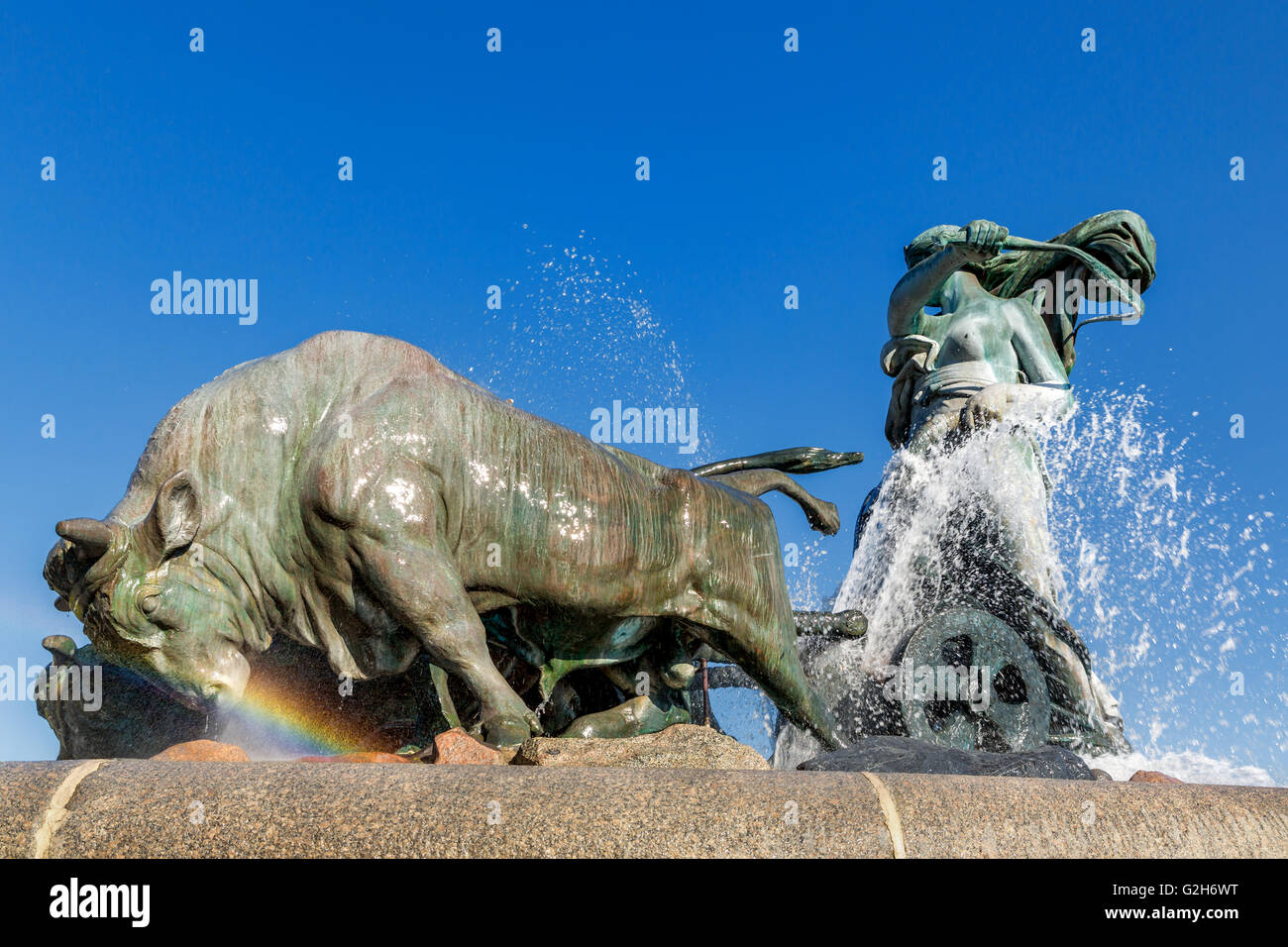 Gefion fountain, Copenhagen, Denmark Stock Photo - Alamy