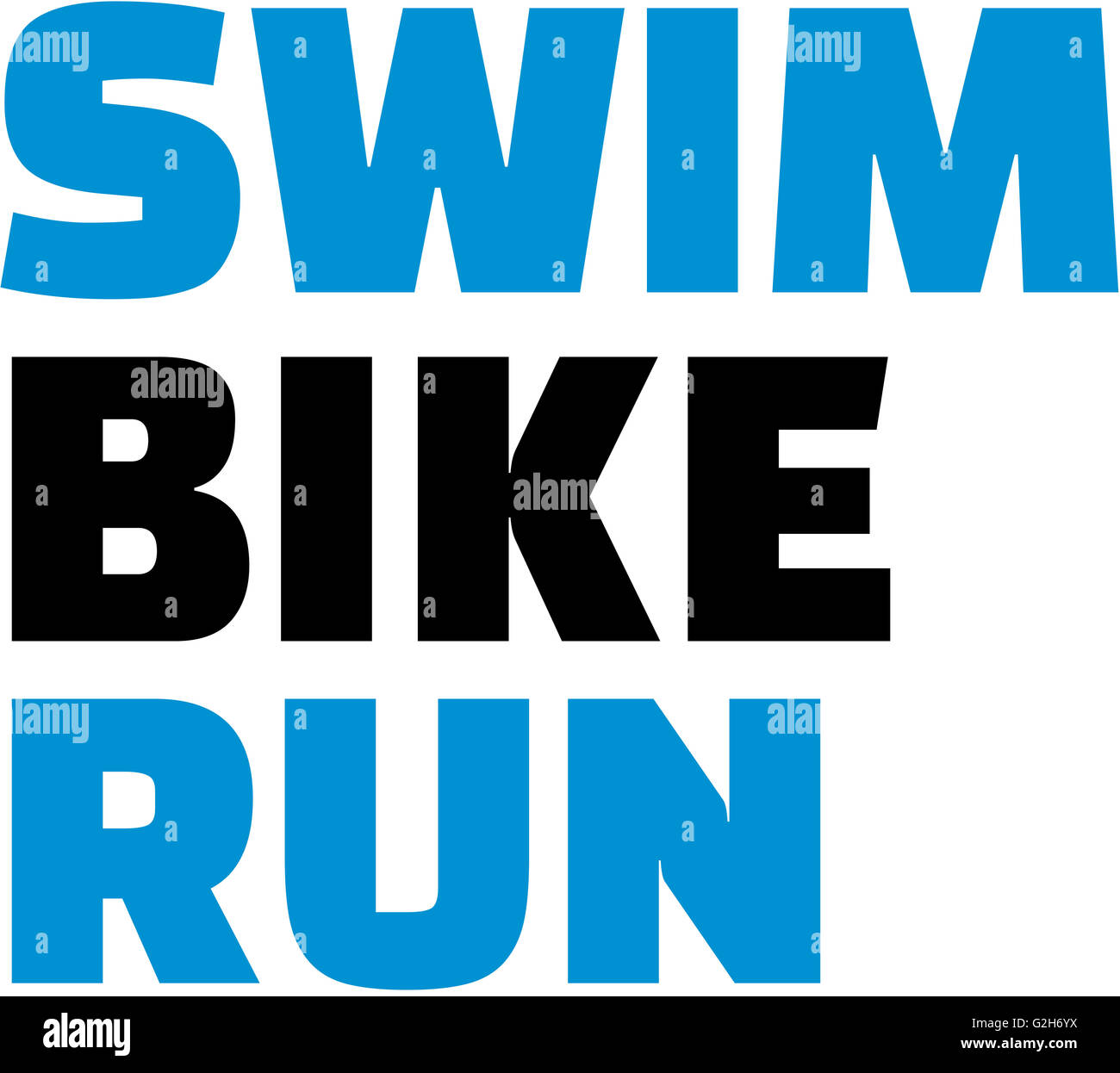 Swim bike run triathlon Stock Photo - Alamy