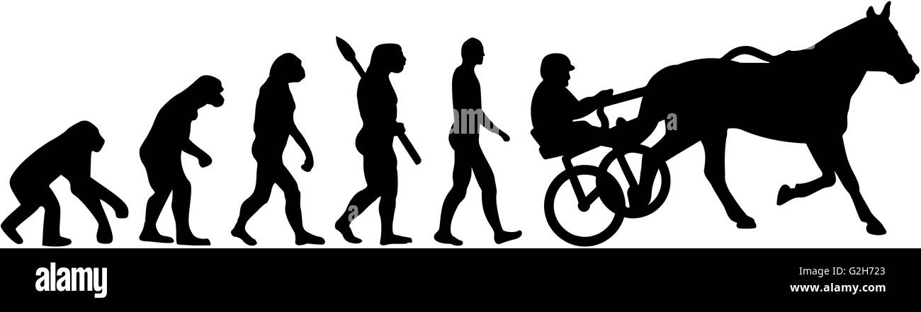 Horse racing sport vector Black and White Stock Photos & Images - Alamy