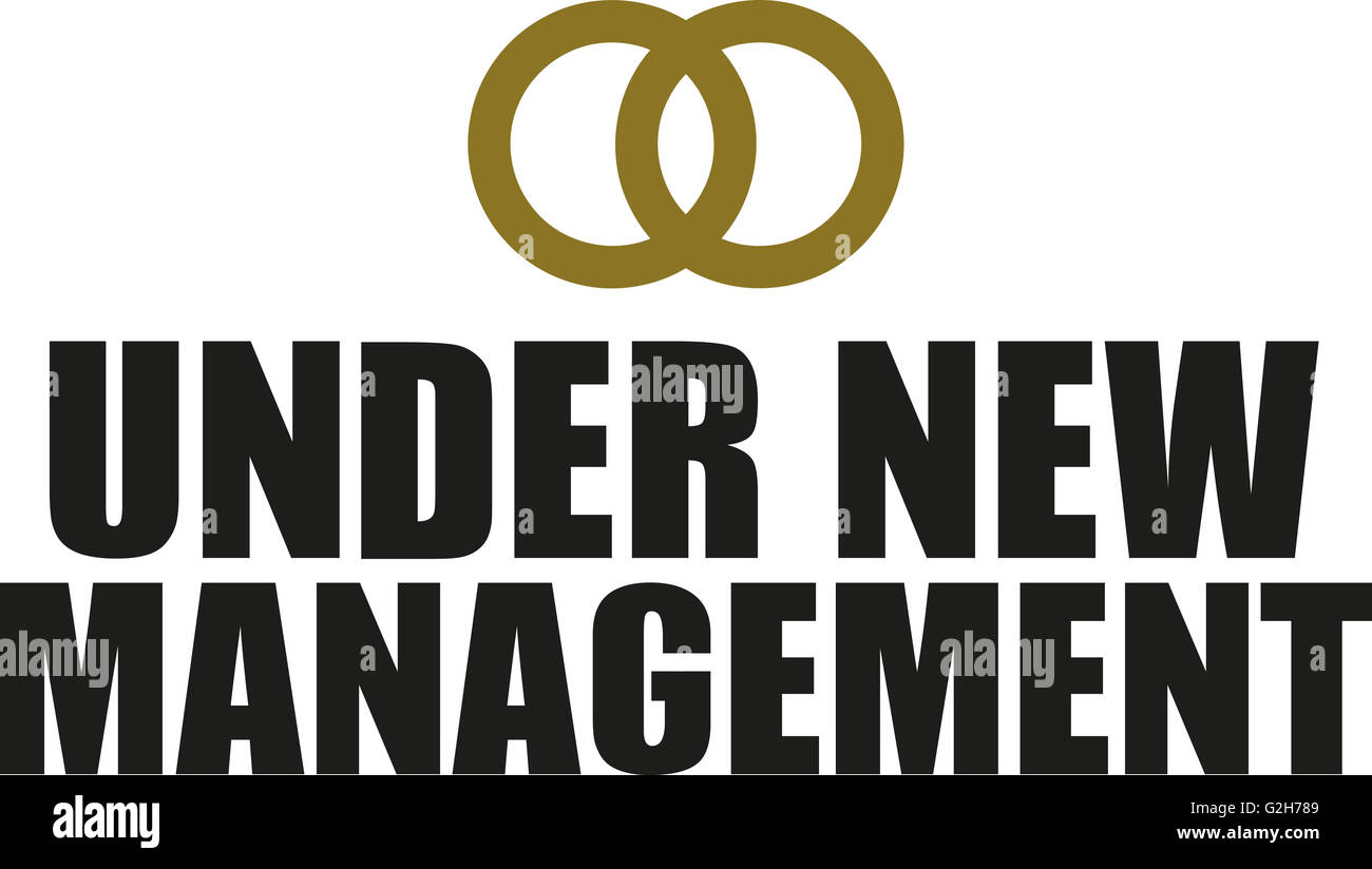 Under new management hi-res stock photography and images - Alamy