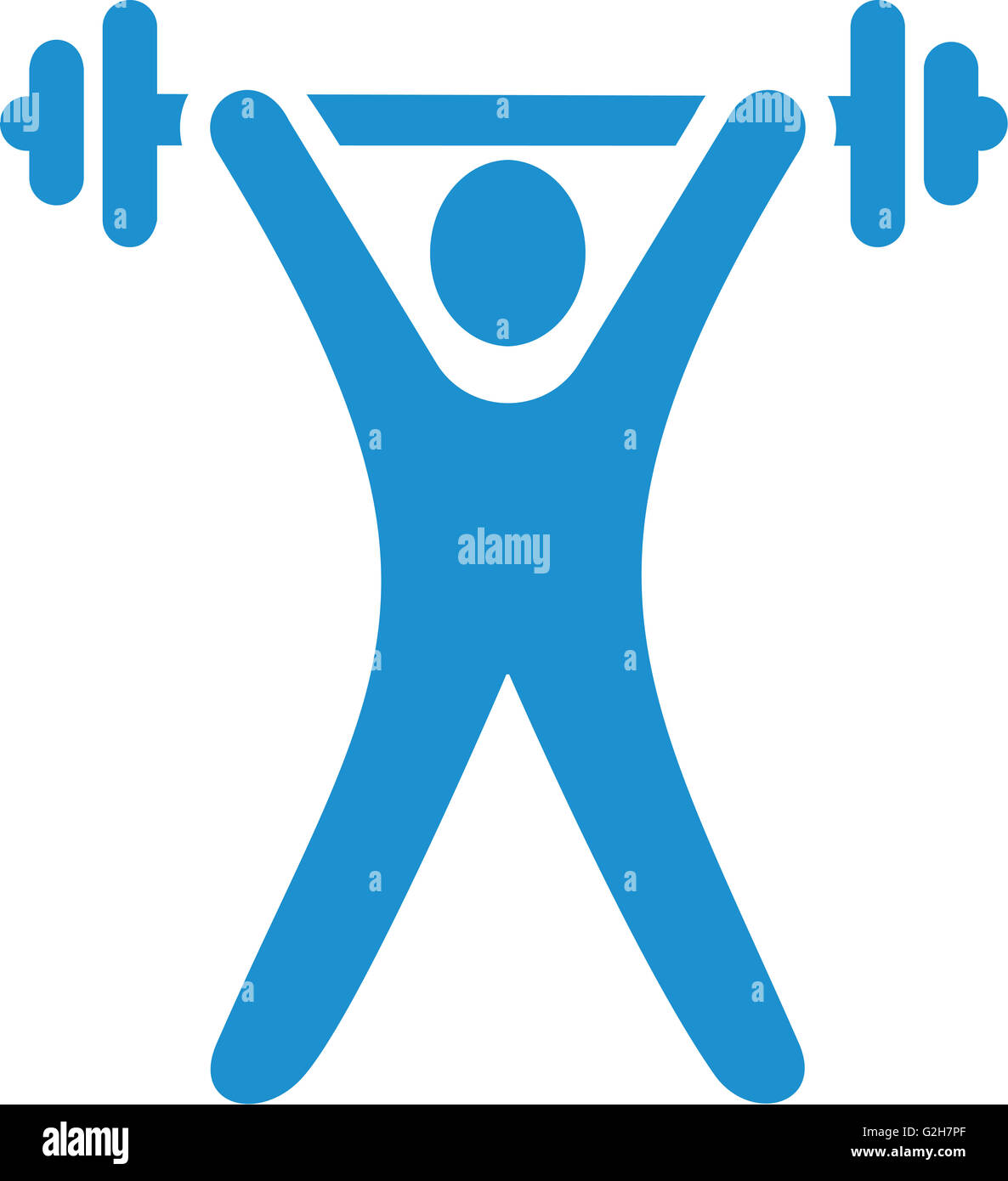 Training sport lifting strength Cut Out Stock Images & Pictures - Alamy