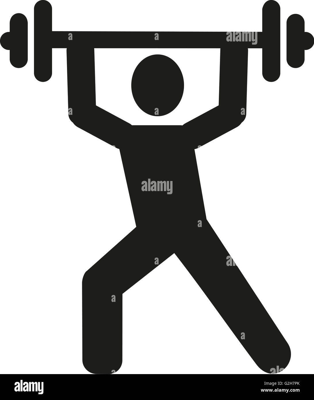 Heavy lift pictogram hi-res stock photography and images - Alamy