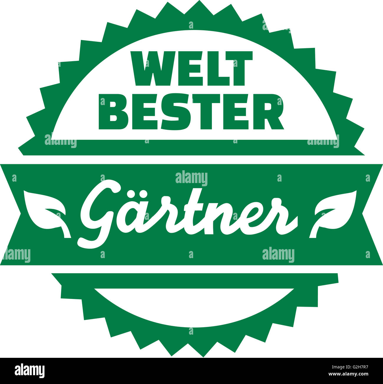 World's best gardener german Stock Photo - Alamy