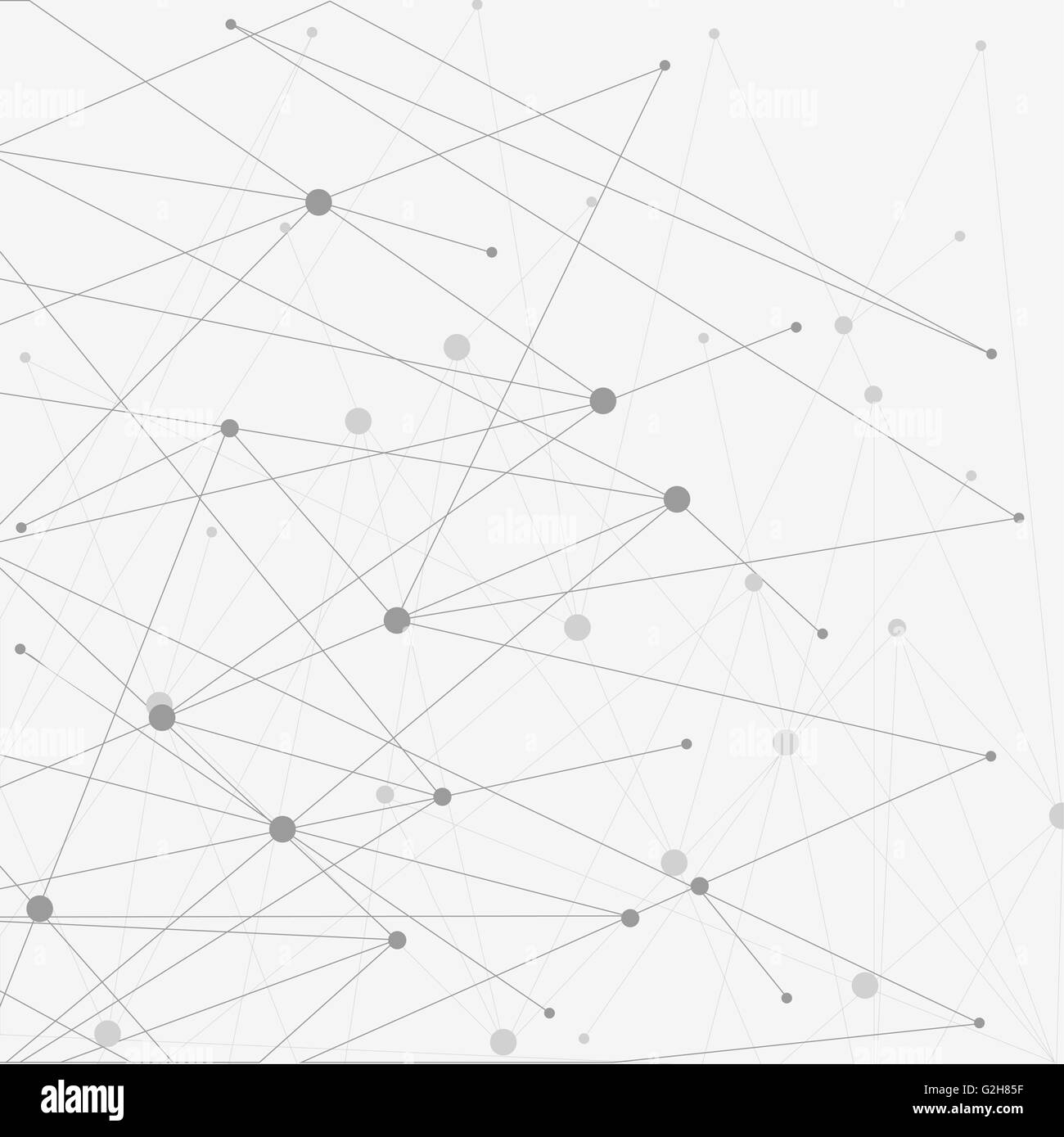 Geometric pattern with connected lines and dots Stock Vector Image ...
