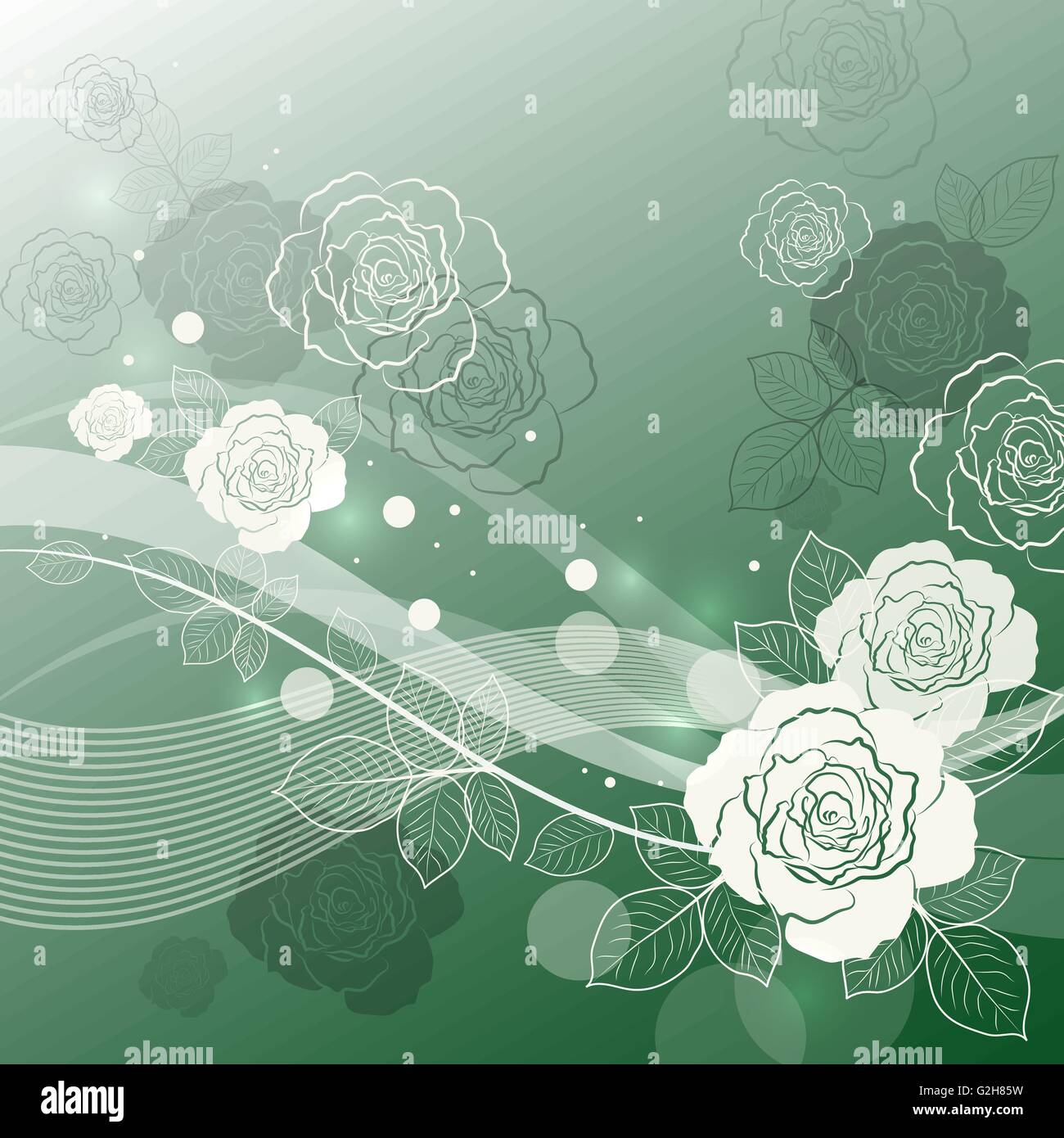Floral vector background Stock Vector Image & Art - Alamy