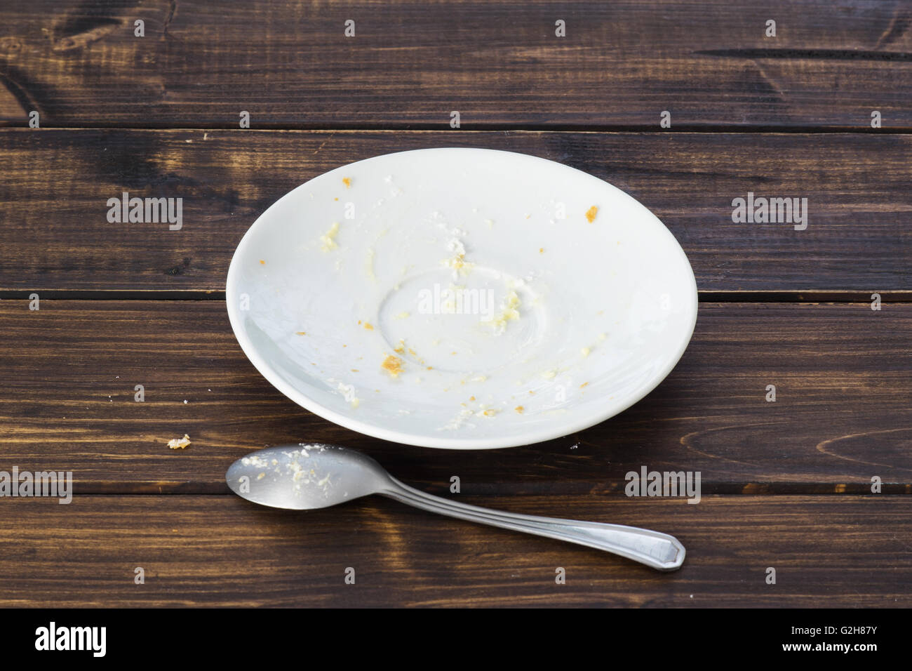Dirty restaurant plate hi-res stock photography and images - Alamy