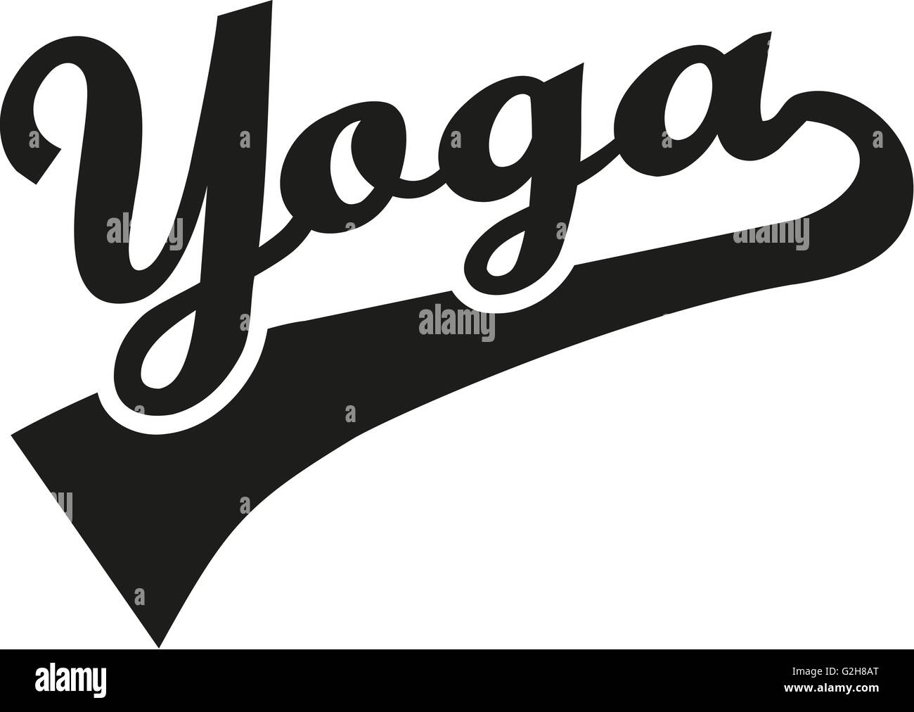 Word yoga hi-res stock photography and images - Alamy