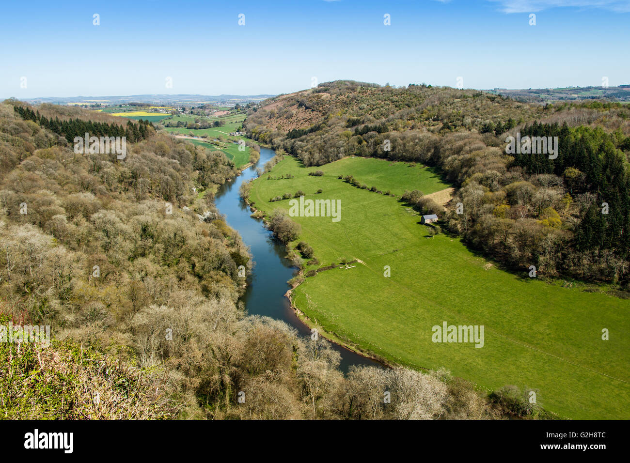 The Wye Valley from Symonds Yat Rock Stock Photo - Alamy