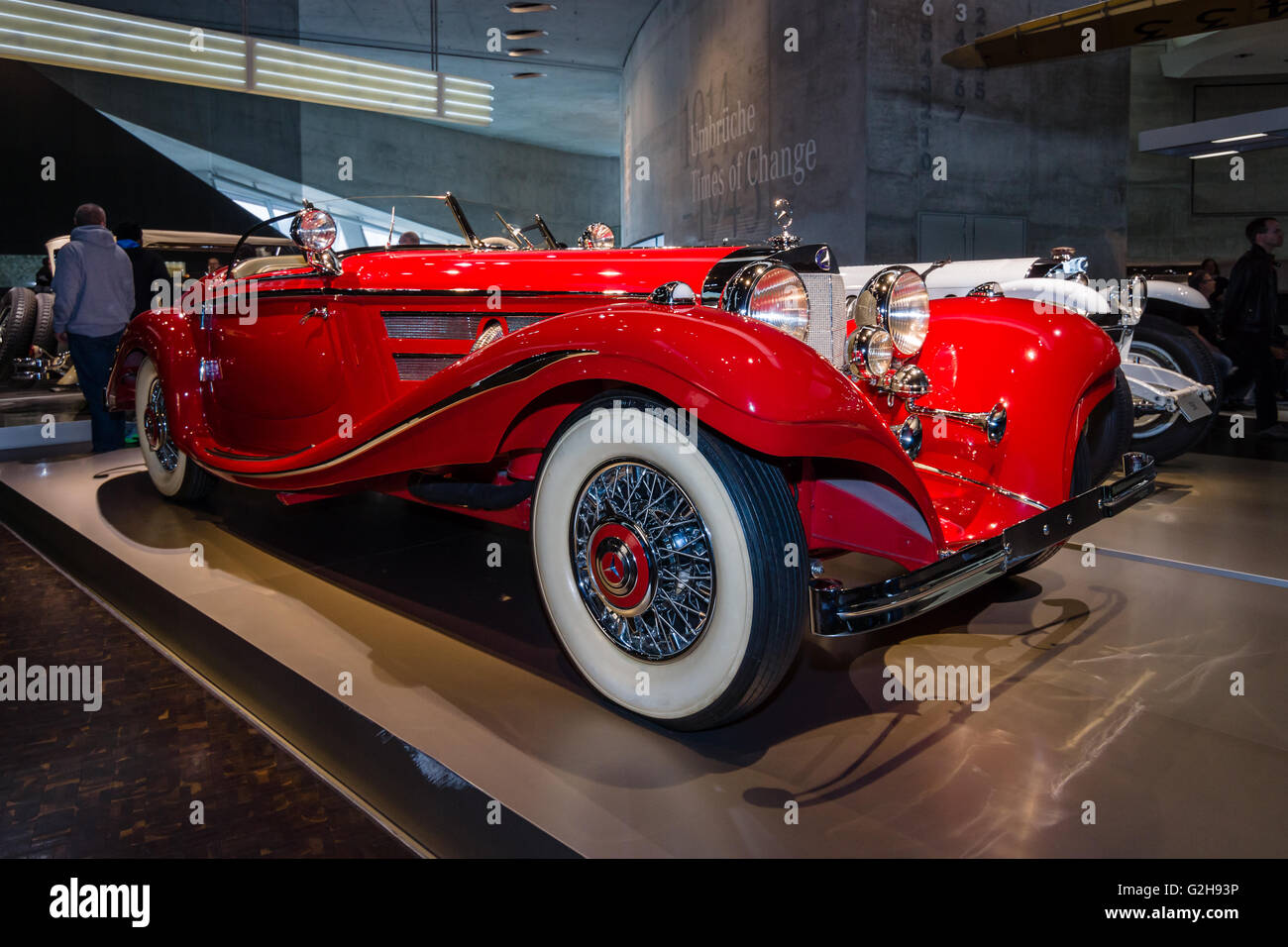 STUTTGART, GERMANY- MARCH 19, 2016: Luxury car Mercedes-Benz 500 K ...