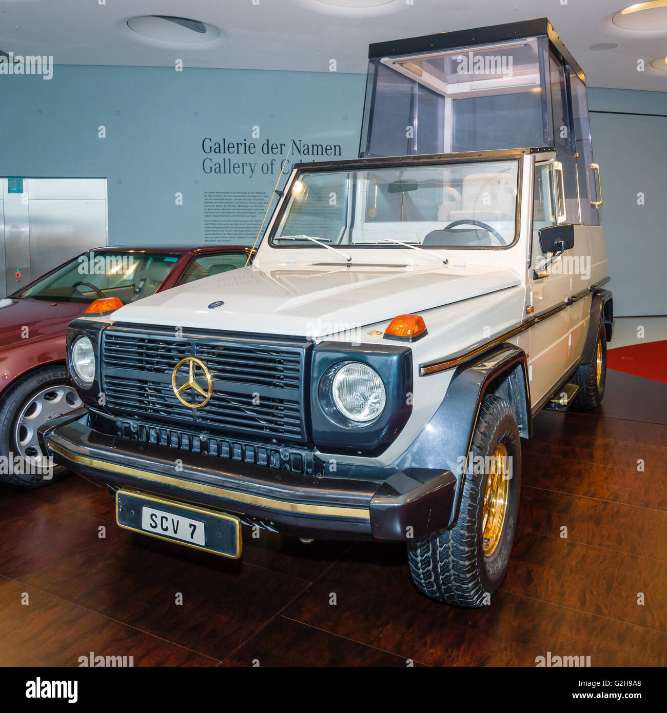 Mercedes-Benz 230G Papamobil, 1980. A special armored vehicle for the ...