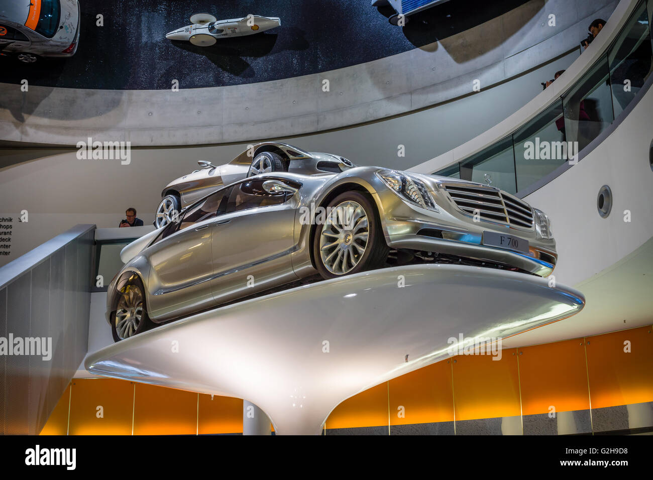 STUTTGART, GERMANY- MARCH 19, 2016: The concept car Mercedes-Benz F700 ...