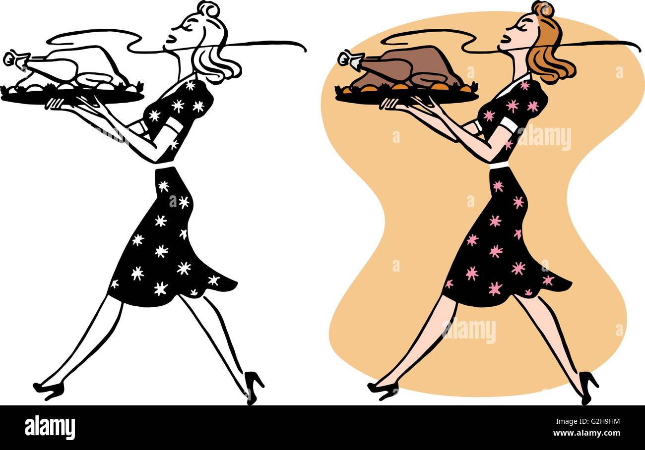 Thanksgiving holiday illustration Cut Out Stock Images & Pictures - Alamy