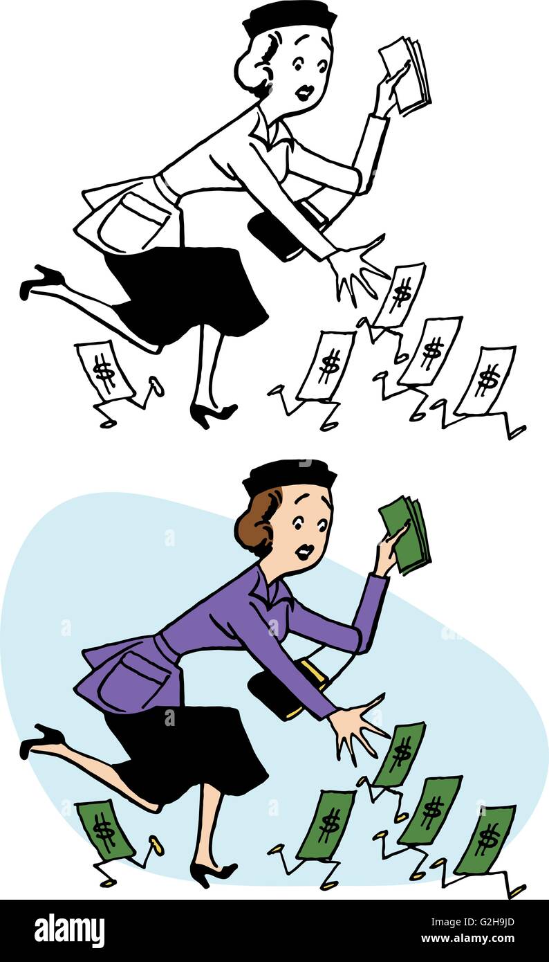 Spend spend spend cartoon hi-res stock photography and images - Alamy