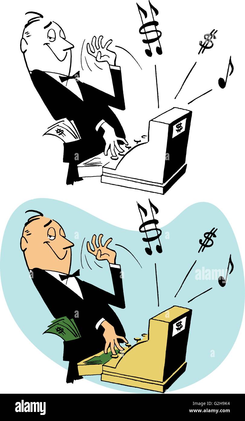 Cash Register Cartoon Stock Photos & Cash Register Cartoon Stock Images ...