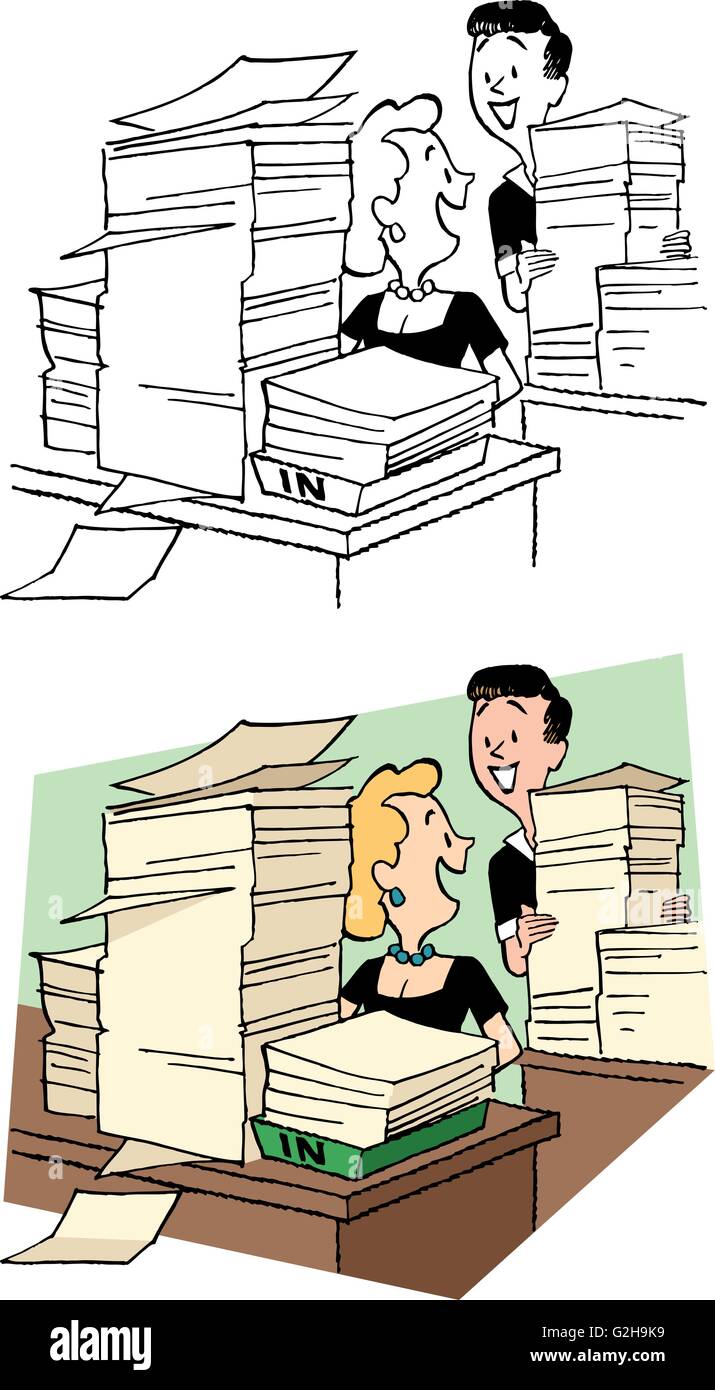 Working women drawing hi-res stock photography and images - Alamy