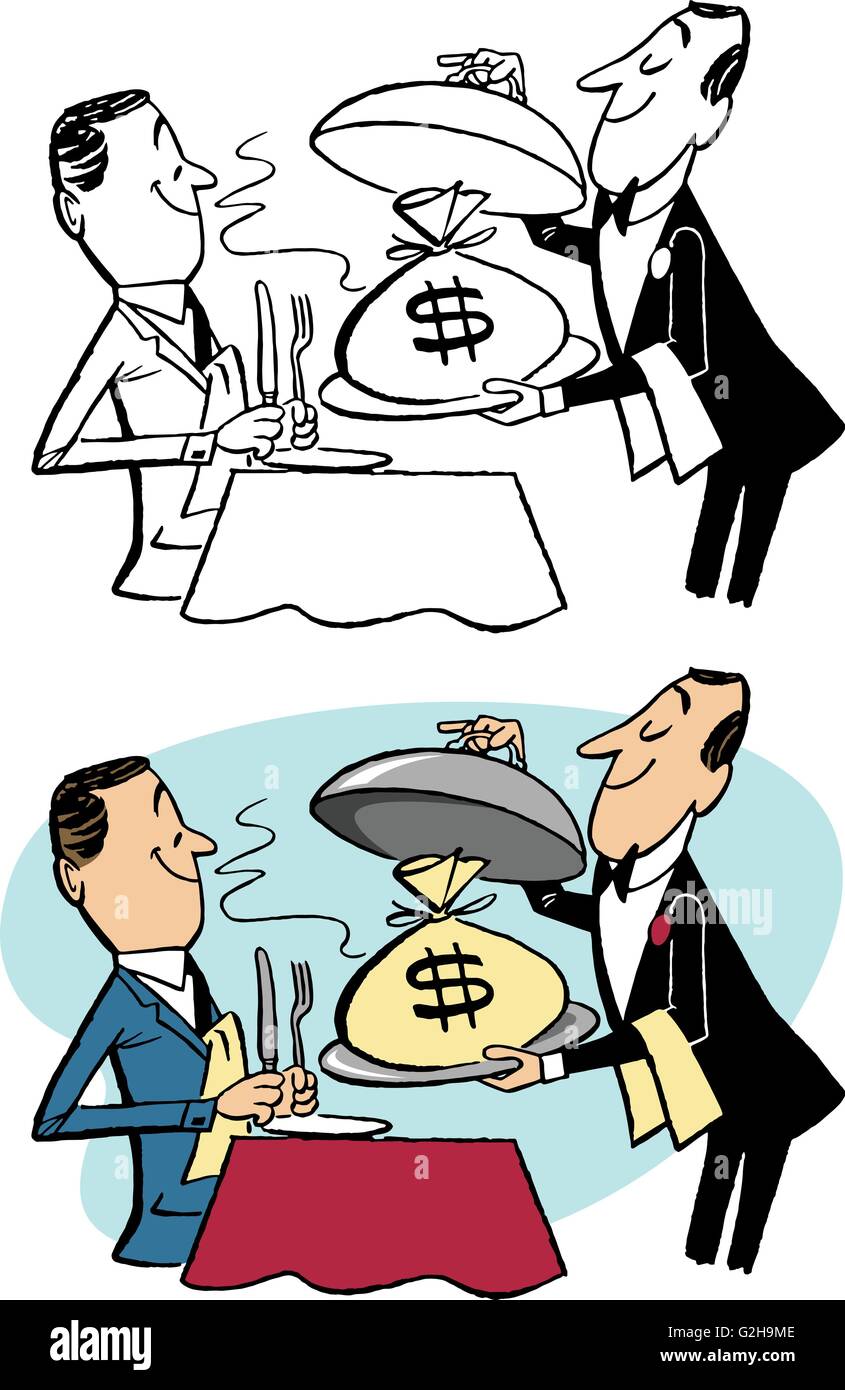 Money bag cartoon hi-res stock photography and images - Alamy