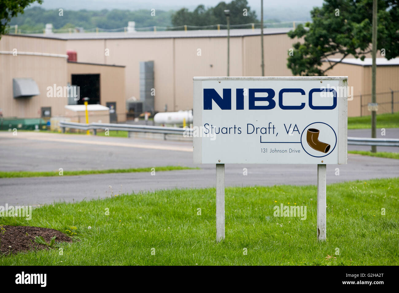 A logo sign outside of a facility occupied by NIBCO in Stuarts Draft, Virginia on May 29, 2016 ...