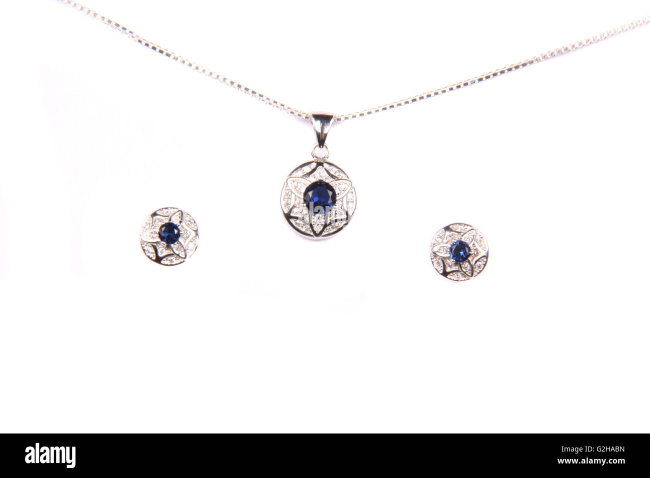 Blue gemstones hi-res stock photography and images - Alamy