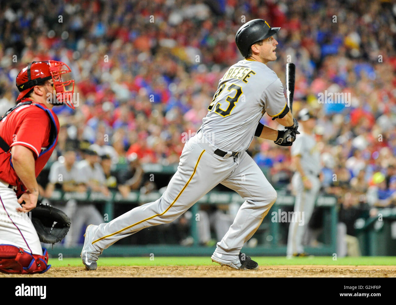 May 28, 2016: Pittsburgh Pirates David Freese #23 during an MLB game ...