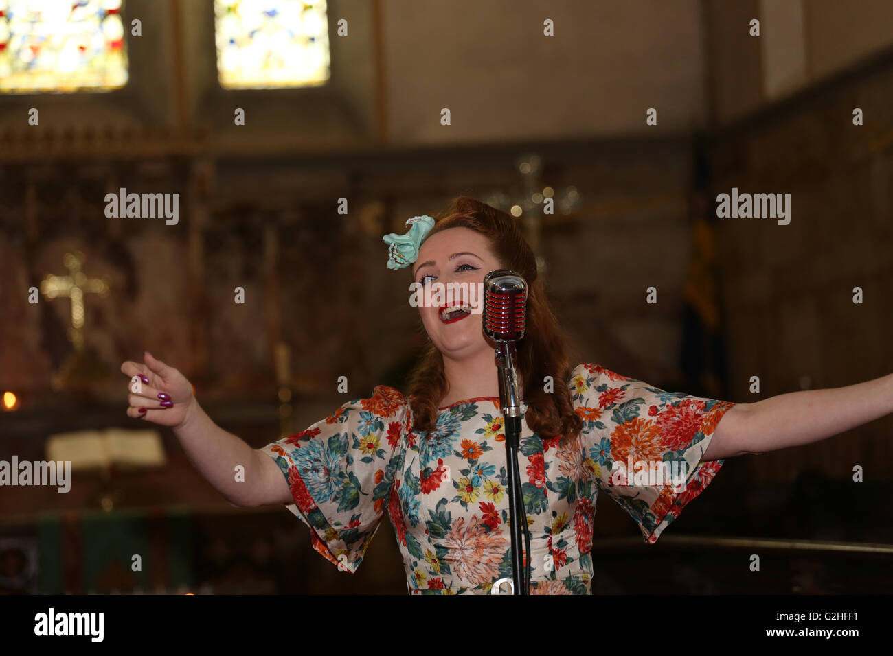 Concert microphone union jack flag hi-res stock photography and images ...