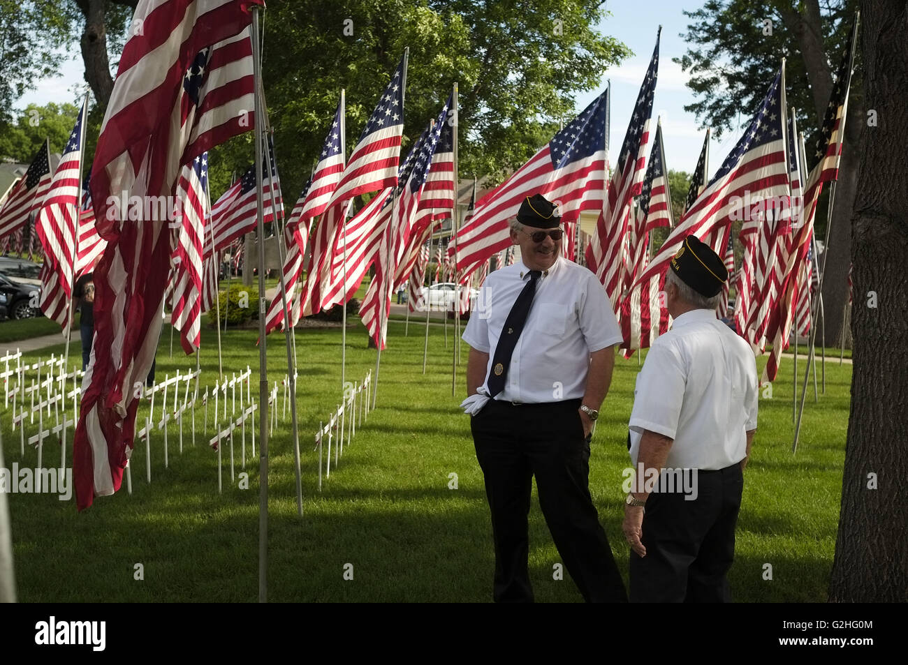Le Mars, IOWA, USA. 30th May, 2016. Le Mars, Iowa American Legion Post ...