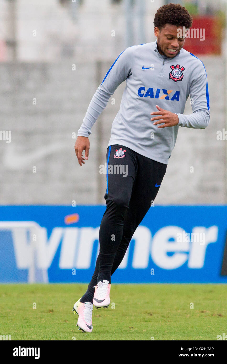 SAO PAULO, Brazil - 30/05/2016: TRAINING CORINTHIANS - Andr? during the Corinthians training ...