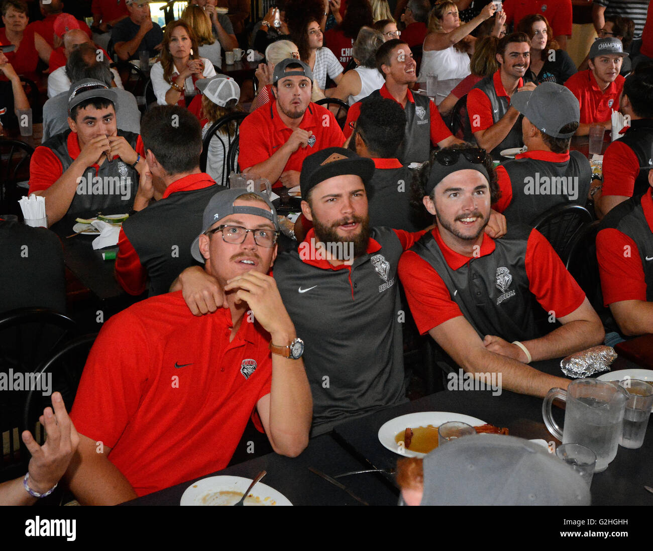 Albuquerque, NM, USA. 30th May, 2016. left to right - Drew Briges, Jared Holley and Dany Collier ...