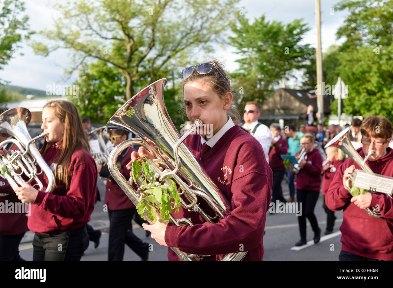 Castleton brass band hi-res stock photography and images - Alamy