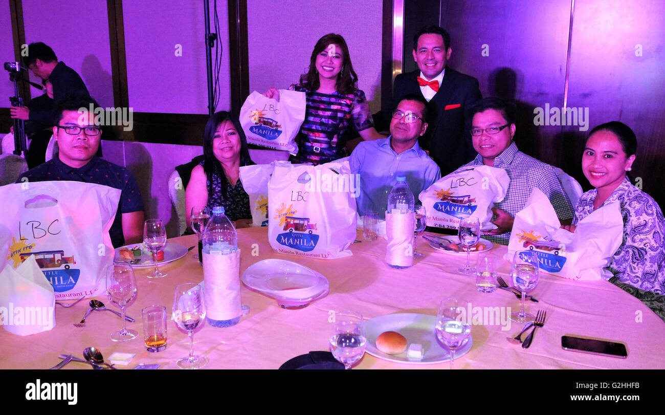 Little Manila Brand Manager Ken Peralta (at the back) with the VIP ...