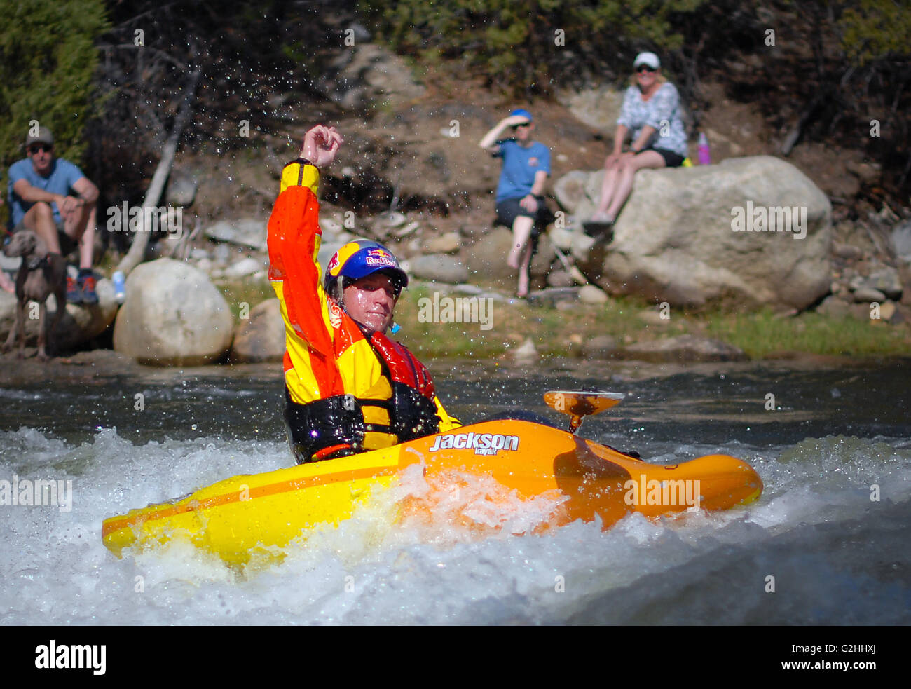 Buena Vista, Colorado, USA. 30th May, 2016. Team Jackson and world ...