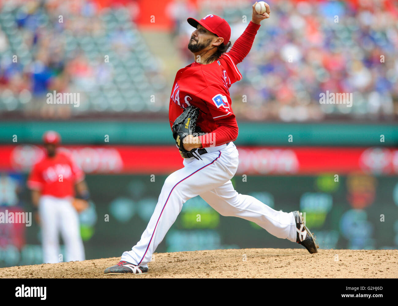May 29, 2016: Texas Rangers relief pitcher Tony Barnette #43 during an ...